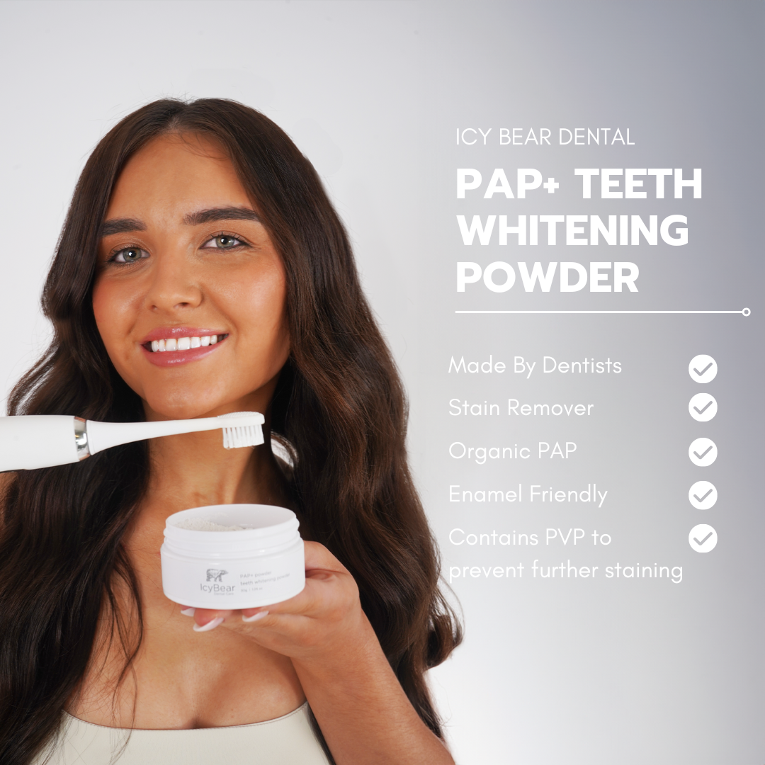 Teeth Whitening Powder Lift Surface Staining – Icy Bear Dental