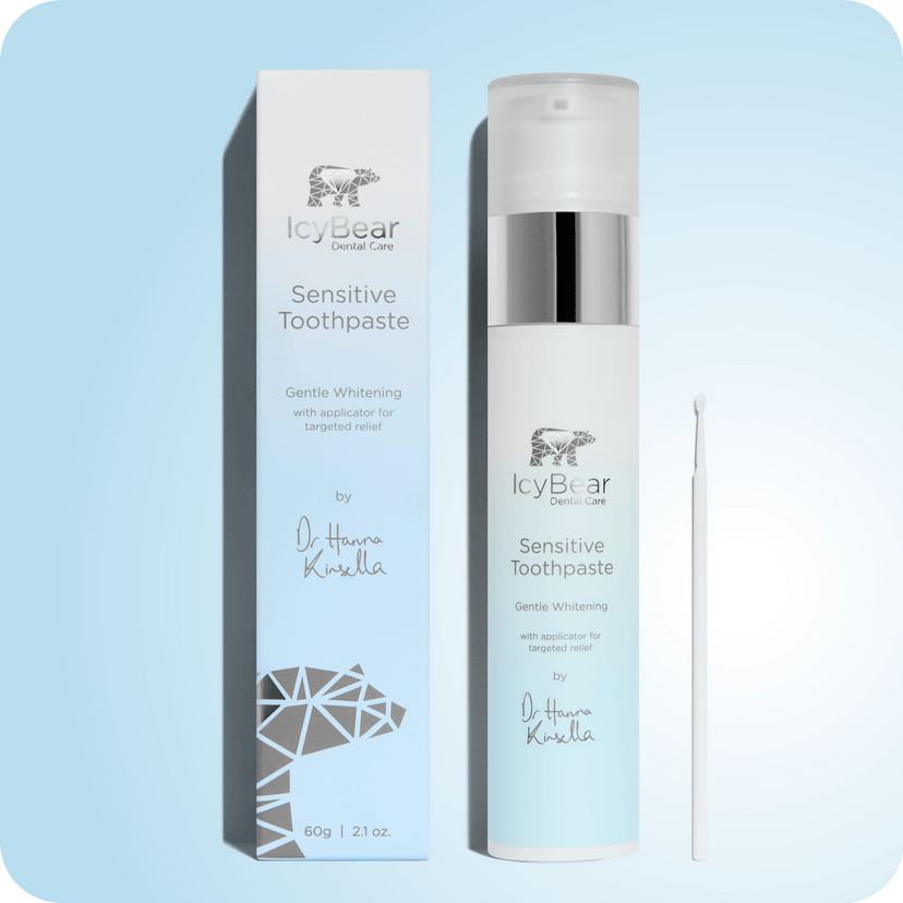 Sensitive Teeth Whitening Toothpaste – Icy Bear Dental