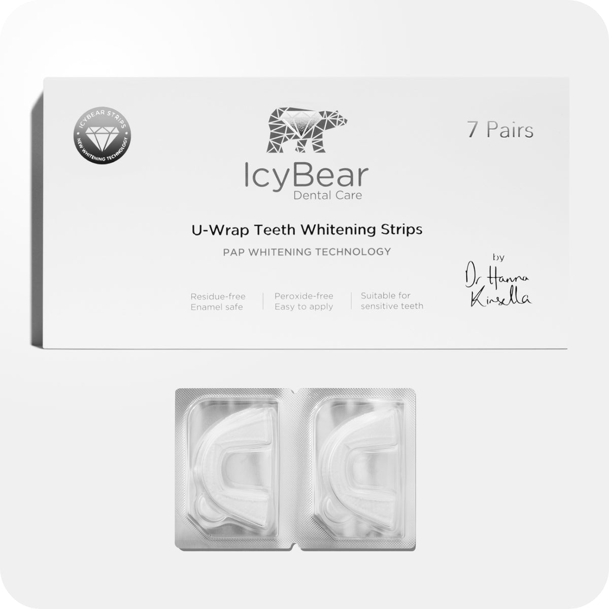 Advanced 3D Teeth Whitening Strips (U-Wraps) – Icy Bear Dental