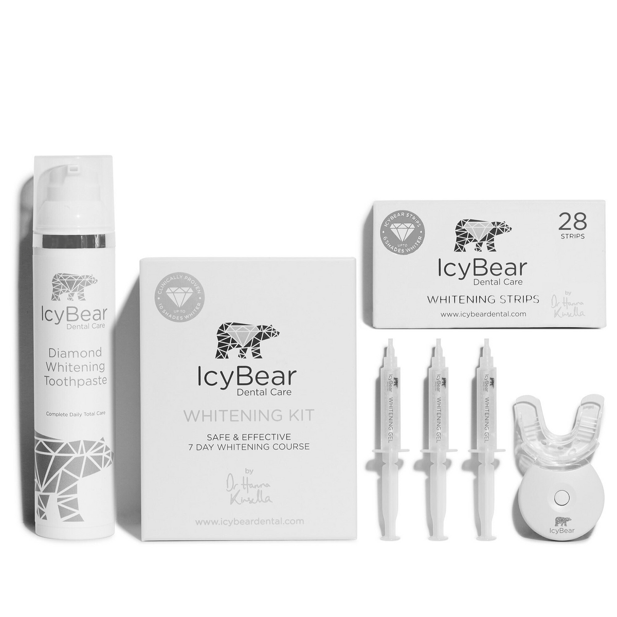 The White and Bright Teeth Whitening Bundle – Icy Bear Dental
